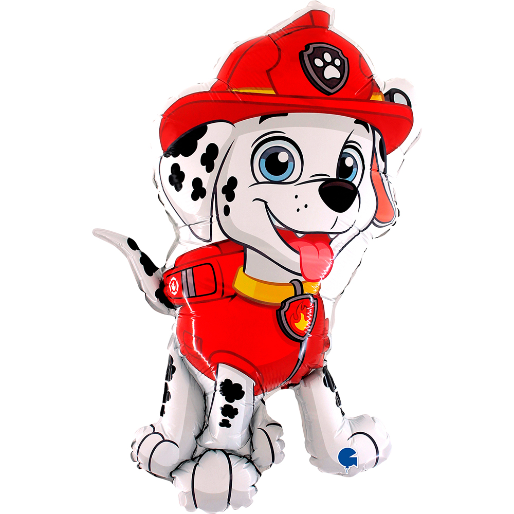 Palloncino Paw Patrol - Marshall bianco e nero