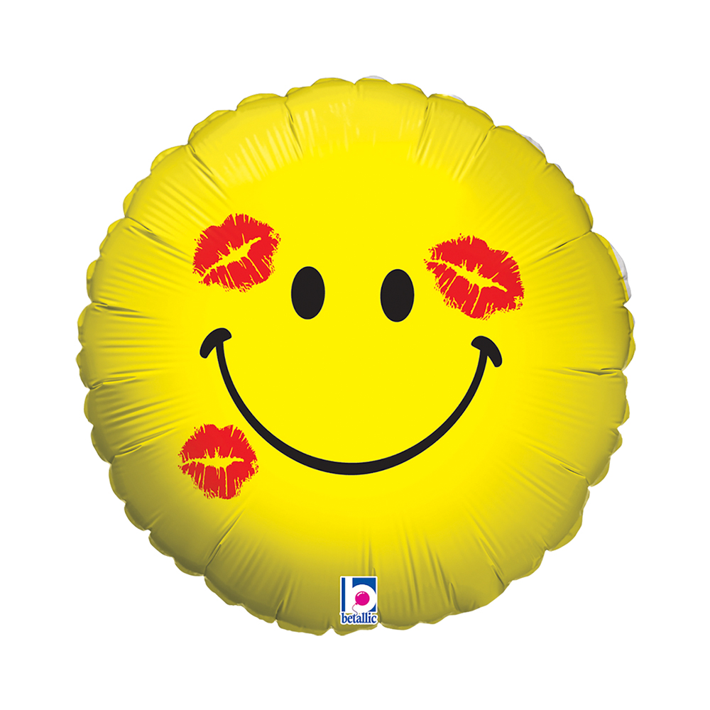 Balloon R18 Kiss Face Yellow yellow