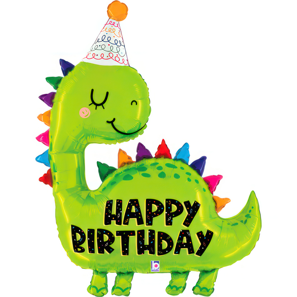 Balloon Dino Birthday green