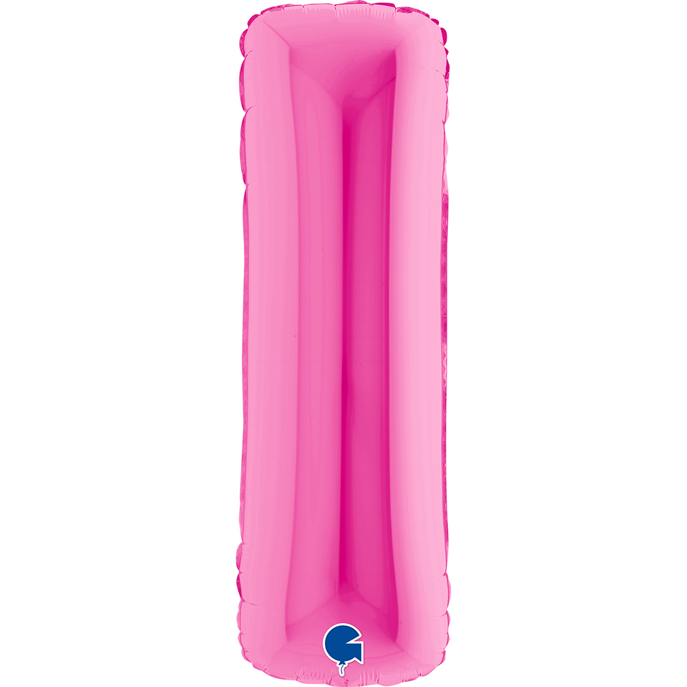 Balloon Letter I Fuxia 40inc pink