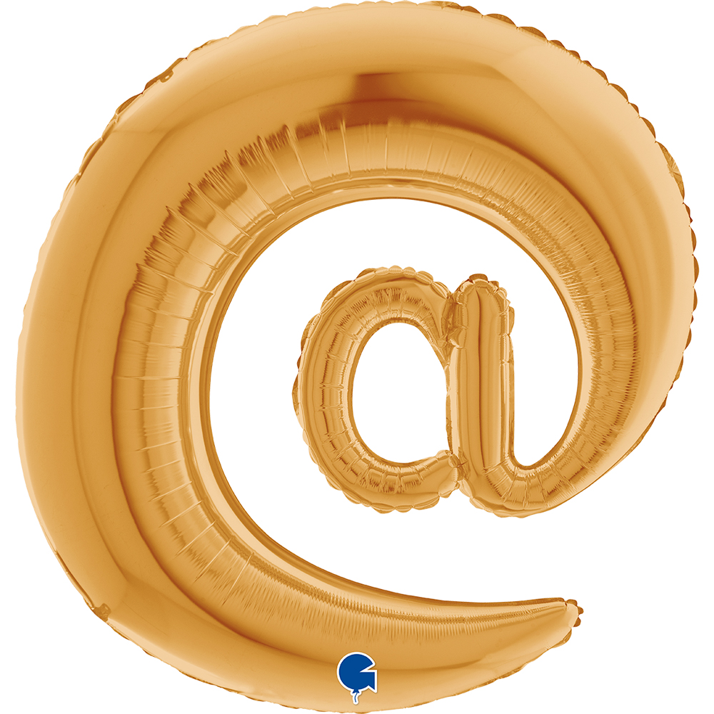 Palloncino Symbol At Gold 40inc oro