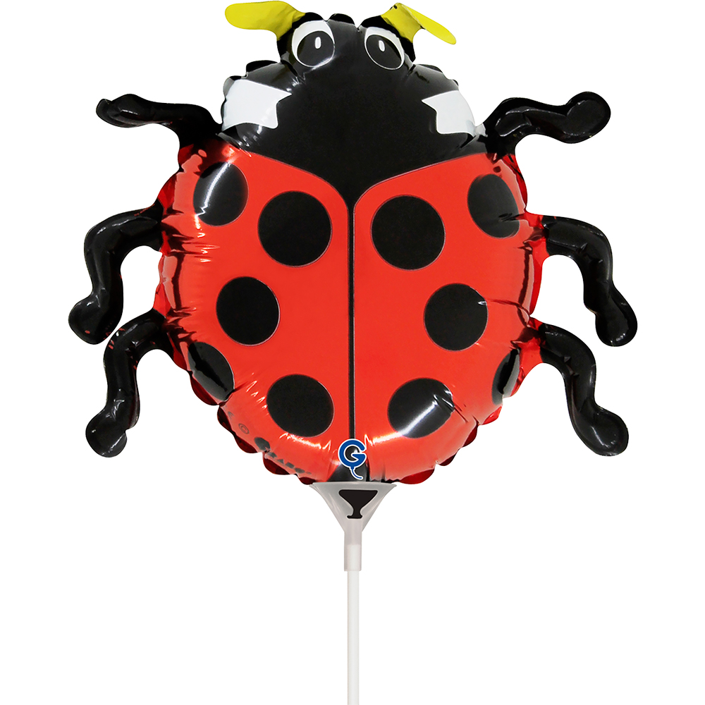 Balloon Lady Bug mini red