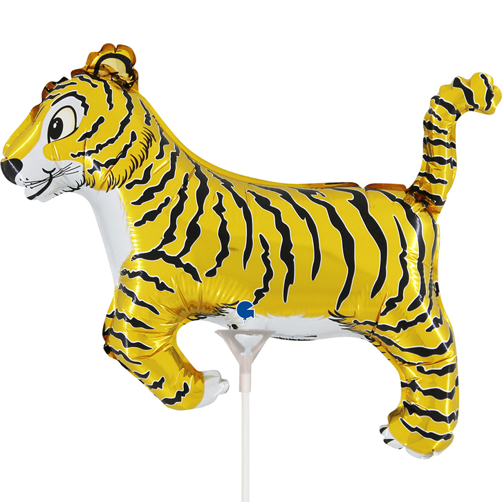 Balloon Tiger Orange mini yellow