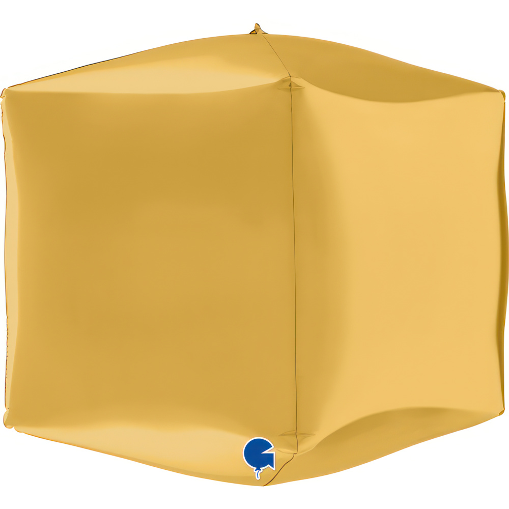 Balloon Square 15inc Gold 5 4D gold