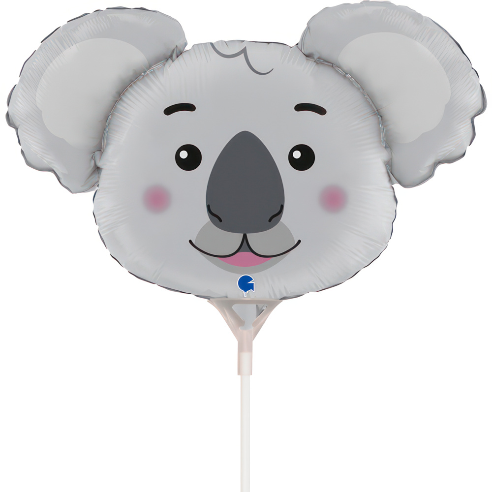 Balloon Koala Head mini grey