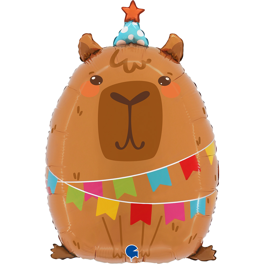 Balloon Party Capybara brown