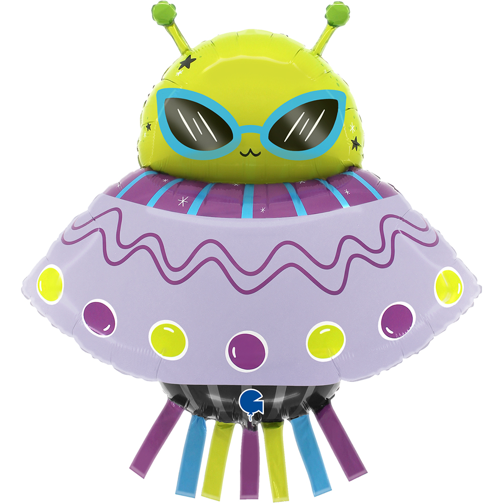 Palloncino Funky Alien multicolore