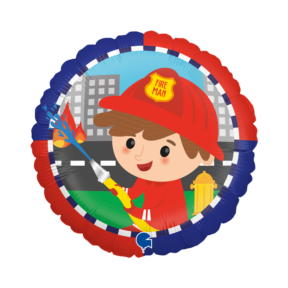 Balloon R18 Cool Fireman multicolor