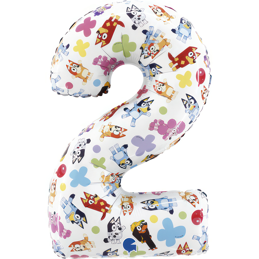 Balloon Bluey - Number Two 26inc multicolor