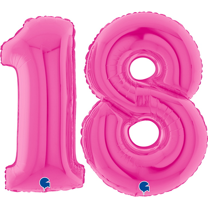 Set palloncini n. 18 Fuxia 40inc rosa